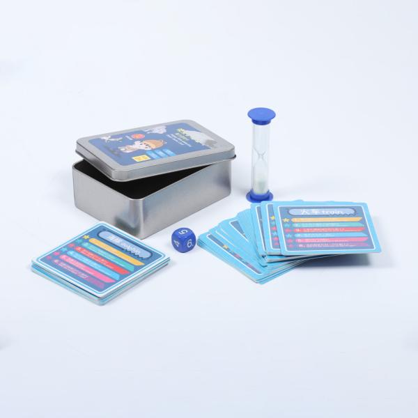 Quality 1000Pcs Custom Poker Sized Playing Card Game Set With Colorful Puzzle Background for sale