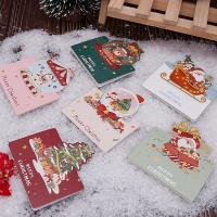 China Assorted Theme Creative Santa Greeting Cards Paper for sale
