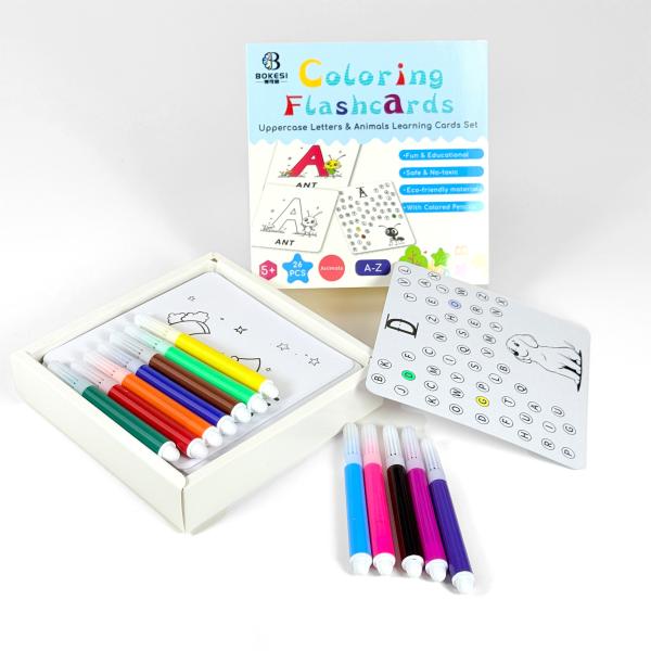 Quality "Reusable Silicone Letter Cards! Color with Markers → Wipe Clean → Repeat for sale