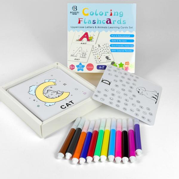 Quality "Reusable Silicone Letter Cards! Color with Markers → Wipe Clean → Repeat for sale
