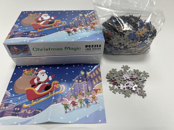 Quality Custom Printed 1000-Piece Jigsaw Puzzle Educational Theme for sale