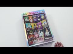 157g Coated Paper Custom Printed Puzzles Jigsaw World One Piece Theme