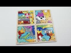 Puzzles Educativos 3D de Madeira Impressos Personalizados