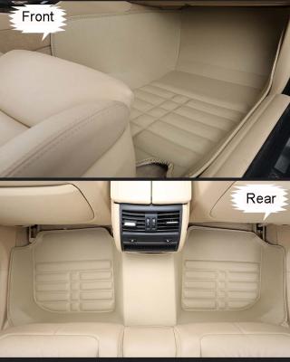 China Honda, Nissan, Suzuki, Mitsubishi, Daihatsu, Mazda and Subaru 5D PU leather car floor mats for sale