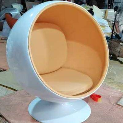 China Fiberglass Modern Leisure Ball pod Egg shape Chair living room lounge chair for sale