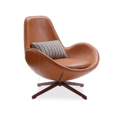 China Northern Europe style new design living room leisure egg chair indoor bedroom cafes iron upholster and iron leg for sale