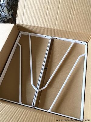 China Wall Bracket  Corner brackets white type Glass Angle Steel Brackets 3.0mm Heavy Duty for sale