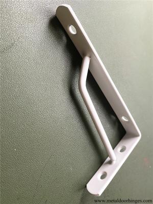 China Wall Bracket  Corner brackets white type Glass Angle Steel Brackets 3.0mm Heavy Duty for sale