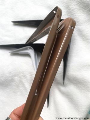 Cina Produttore Wholesale metallo d'acciaio L montaggio di angolo - sostegno di Brown di 90 gradi dell'angolo del sostegno in vendita