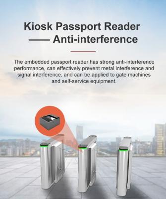 Cina Scanner intelligente per il controllo degli accessi 500DPI Risoluzione ottica CMOS Passport e ID Reader in vendita