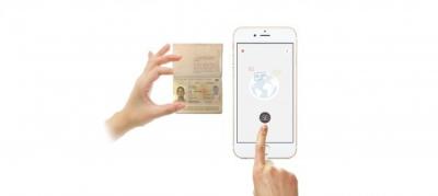 Cina USB 2.0 Interface CMOS Scan Element Type ID Card Scanner che estrae i dati dell'ICAO 9303 in vendita