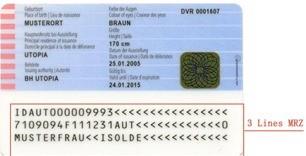Cina USB 2.0 Interface CMOS Scan Element Type ID Card Scanner che estrae i dati dell'ICAO 9303 in vendita