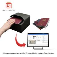 China Passport Kiosk Reader Kiosk Sinosecu's Basic Version Passport Authenticity ID System for sale