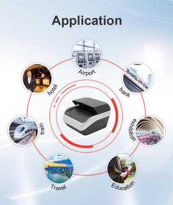 Cina Scansione dei passaporti senza sforzo con il lettore e lo scanner automatico di passaporti per hotel USB 2.0 in vendita