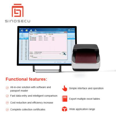 Cina Raccogliere e inserire rapidamente i documenti d'identità con l'interfaccia USB 2.0 del Passport Entry System in vendita