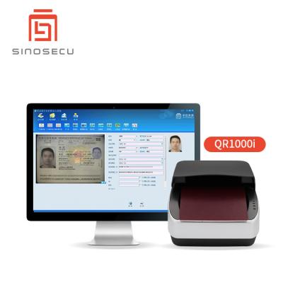 Cina Agenzia di viaggi Sinosecu Sistema di inserimento dati di passaporto con elemento CMOS nero Tipo di scansione in vendita