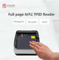 China Optical ID Card Reader Hotel Reader Sinosecu OCR MRZ Barcode Passport Scanner Reader for sale