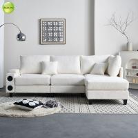 Quality Modern L - Shaped Sofa with USB Ports: Spacious, Perfect for Charging & for sale