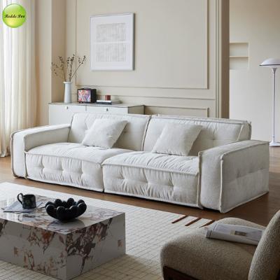 China Two Seater Fabric Compressed Sofa Lumbar Support Space Saving Customized for sale