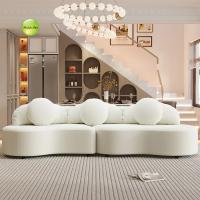 Quality Teddy Fabric Modular Sectional Corner Sofa Furniture Seating For Hotel for sale