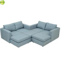 Quality Reinforced Microfiber Corner U Shaped Sectional Modular Couches Furniture for sale