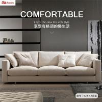 Quality Detachable Catalina Linen Fabric Sofa 5 Seater 30D Foam Wear Resistant for sale