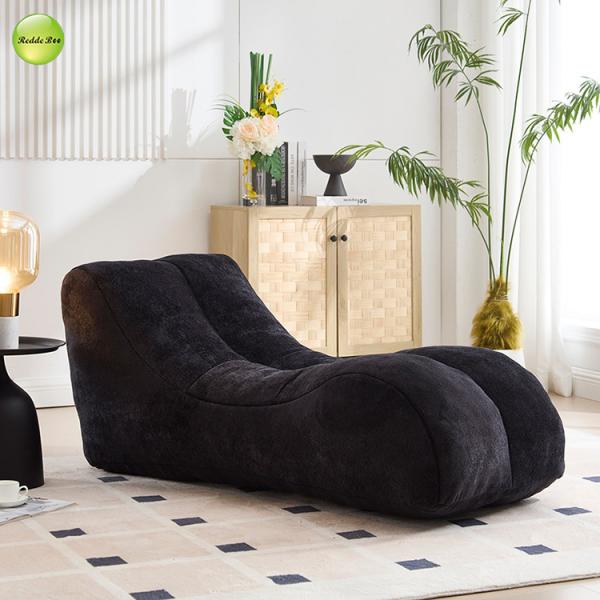 Quality Single Velvet Compressed Sofa Fabric Corner Lounge Chair Bedroom Furniture for sale