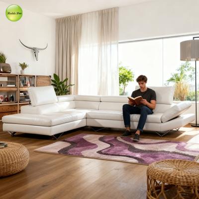 China Chic Leather Modular Sofa: Minimalist Aesthetic, High - End Build – Elevate Home Comfort for sale