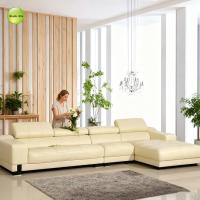 Quality Cream Leather Sectional: Minimalist Chic & Cloud - Like Comfort – Redefine Your for sale