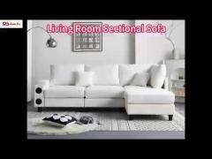 Modern L - Shaped Sofa with USB Ports:  Spacious, Perfect for Charging & Elevating Home Decor