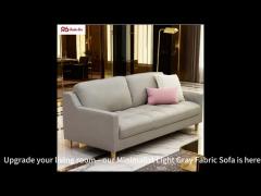 152 Modern Design 3 Seater Fabric Cushion Sofa Living Room Furniture