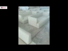 169 Minimalist Design 4 Seater Large Size Fabric Sofa for Hotel Lobby