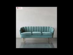 408Modern Elegance Fabric Wing Back Cushion Sofa Sets Villa Living Room Use