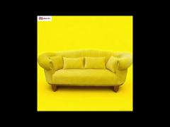 722Light Luxury Velvet Cushion Sofa with Radiating Legs Leisure Furniture
