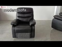 7005Luxury Design Leather Recliner Sofa Sets for Villa Private Cinema
