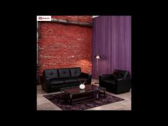 8035Genuine Leather Tufted Luxury Sofa Sets for Business Occasion Use