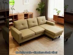 78  Modular Sofa: Timeless Aesthetic, Compact Utility – Cozy Urban Retreat Transform