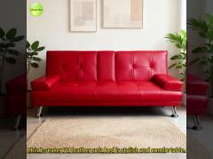 7021 foldable sofa bed with cup holder