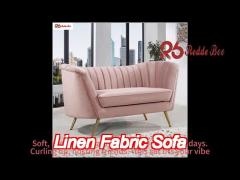 odm modular wing back channel back velvet sofa stain resistant moistureproof