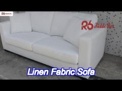 detachable catalina linen fabric sofa 5 seater 30d foam wear resistant