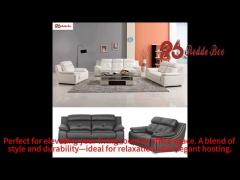 1.5mm full grain leather sofa furniture memory foam couch for living room