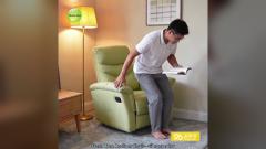 8927 Vibrant Green Lounge Chair: Breathable Fabric, Ergonomic Design – Perfect for Cozy, Sunlit Read