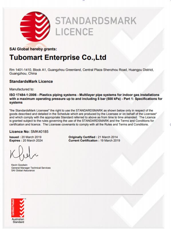 SAI Global - TUBOMART ENTERPRISE CO., LTD.
