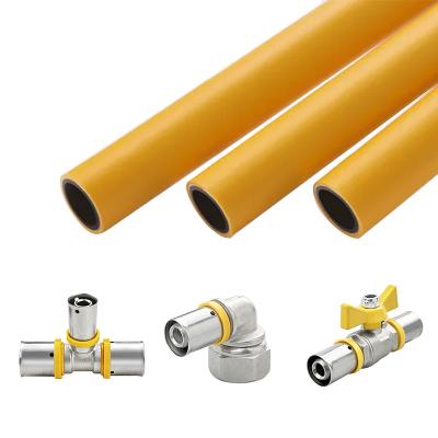 중국 2-3MM 벽 PEX AL PEX 파이프 경화 저항 및 연결에 쉽게 밀어 판매용