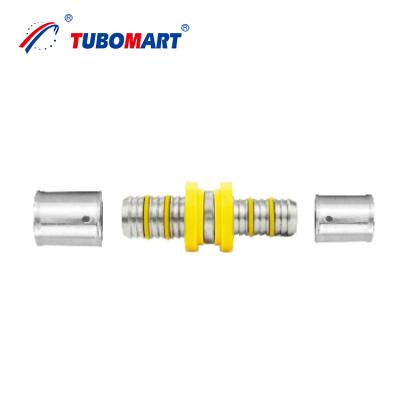 China OEM Wholesale ISO Certificated Plumbing Material Copper PEX Pipe Fittings Equal Elbow Tee Coupling Gas PEX Press Fitting for sale