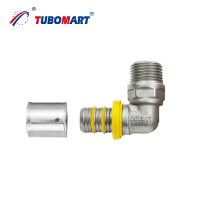 China Quality Certificated Connected with Pex Al Pex Pipe Press Brass Fitting for Water Gas System for sale