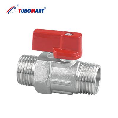 Китай 1/8" 1/4" 3/8" 1/2" 3/4" 1"Thread Mini Ss304 шаровой клапан женский к женскому клапаны Вода Газ Масло отключается клапан продается