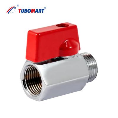 China Warm verkoop roestvrij staal 1/4 3/8 3/4 1/2 inch NPT BSP PT BSPP CF8M Mini Air Water Gas Man Vrouwelijke Mini Ball Valve Te koop