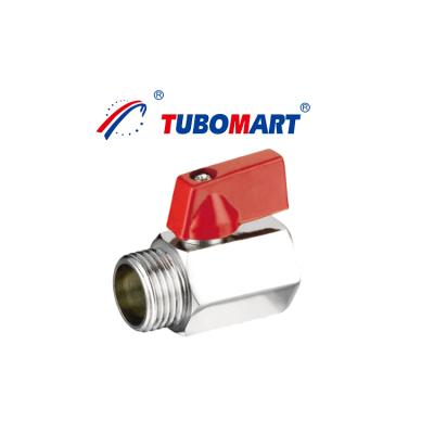 Китай Мини шаровой клапан 1/2\" NPT женского X мужского нитки из нержавеющей стали с нержавеющей ручкой Руководство для воды OEM настройки продается