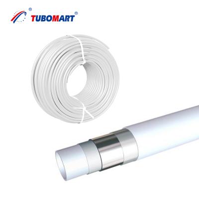 China TUBOMART OEM 12-32mm PEX-AL-PEX Multilayer Pipe ISO17484/21003 Overlap/Butt Welded Composite Pipe Gas or Water Supply for sale